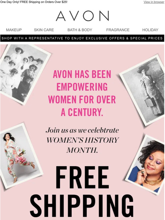 Avon: Join Us in Celebrating Women’s History Month! | Milled