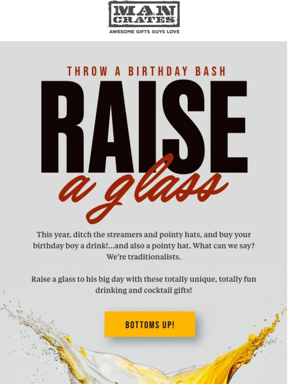 Man Crates: 🍻 The Best Birthday Gifts Around! | Milled