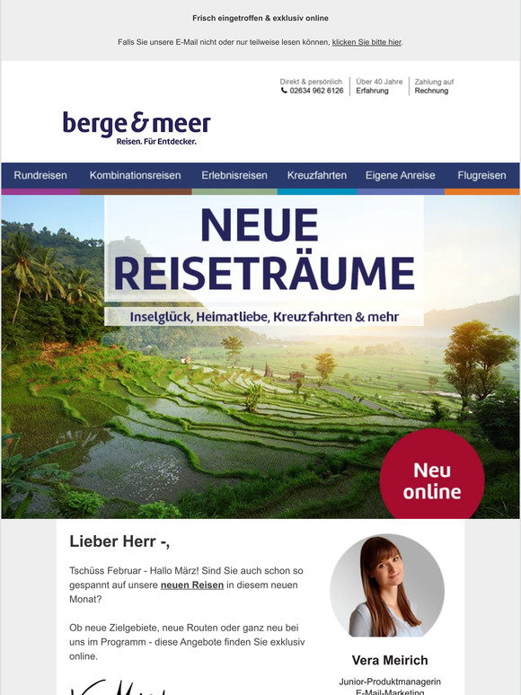 Berge & Meer: Welche neuen Reisen bringt der März? | Milled