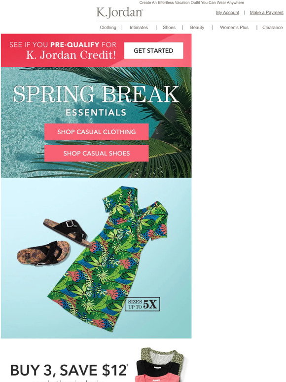K Jordan: You Could Get Pre-Qualified + Must-Pack Styles For Spring ...