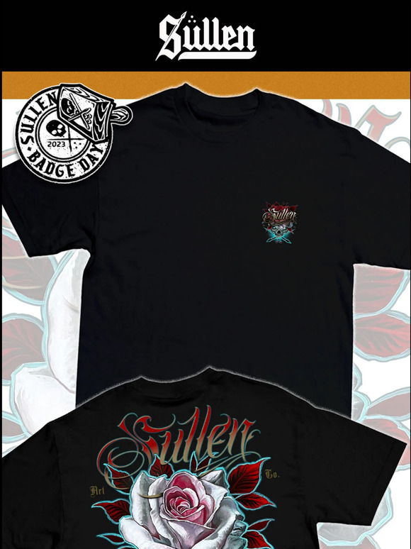 Sullen Clothing: Sullen Badge Day Tee #1 is here 🔥 | Milled