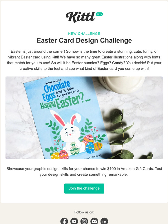 Kittl: Time For An Easter Challenge! | Milled
