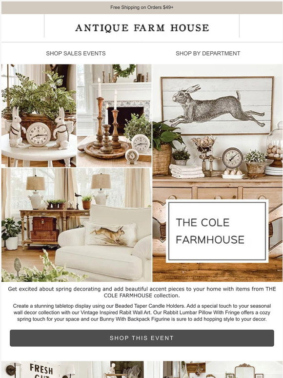 Antique Farmhouse: ️{THE COLE FARMHOUSE} event launched... | Milled