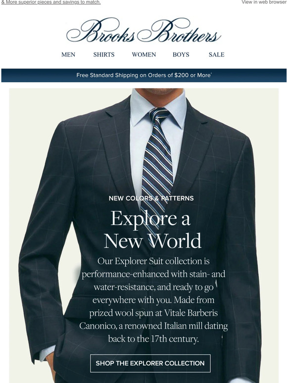 Brooks Brothers: New Explorer suits starting at $599 | Milled