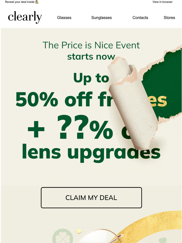 Clearly Contacts: Ready for a mystery offer? | Milled