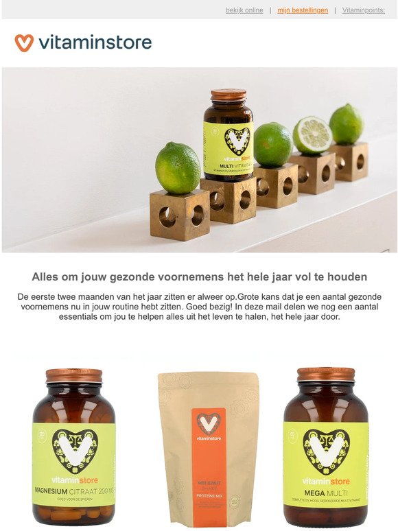 Vitaminstore: Alles om jouw gezonde voornemens het hele jaar vol te ...