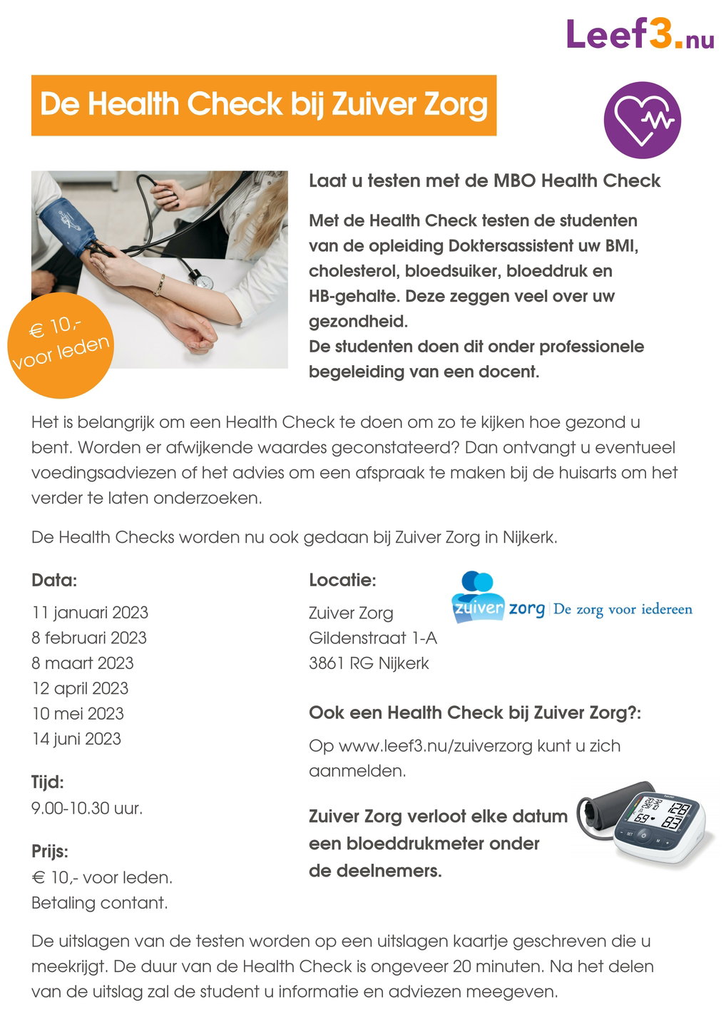 Zuiver Zorg: Zorgwinkel | Healtchek | Hulpmiddelen | Milled