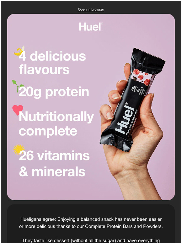 Huel: Welcome to the sweet life ️ | Milled