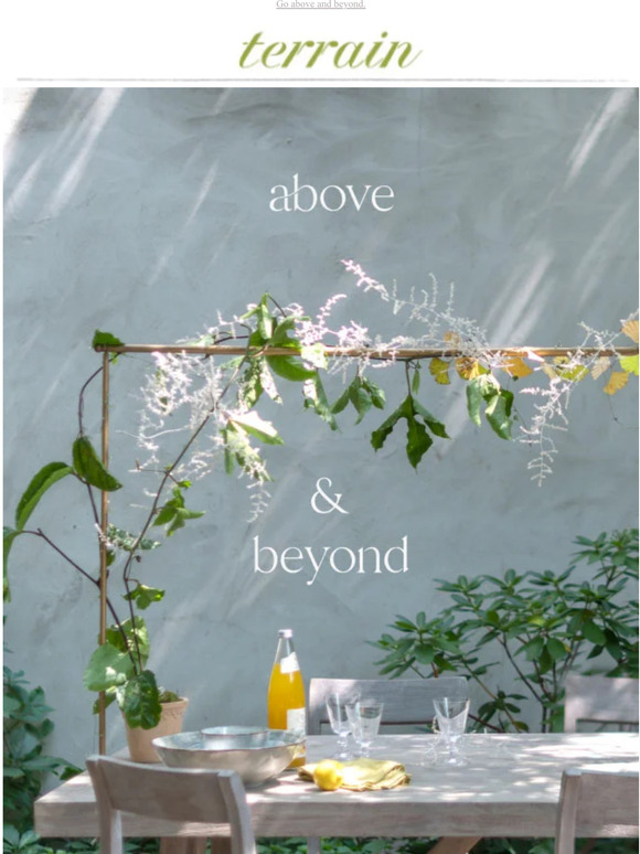 Terrain: Our Over-the-Table Rod is a spring styling essential. | Milled