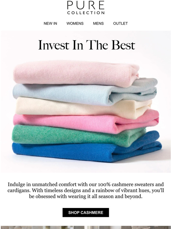 Pure Collection Email Newsletters: Shop Sales, Discounts, and Coupon Codes