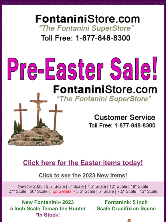 Fontanini: The Fontanini® Pre-Easter Sale - Special Retired Tour Figure ...