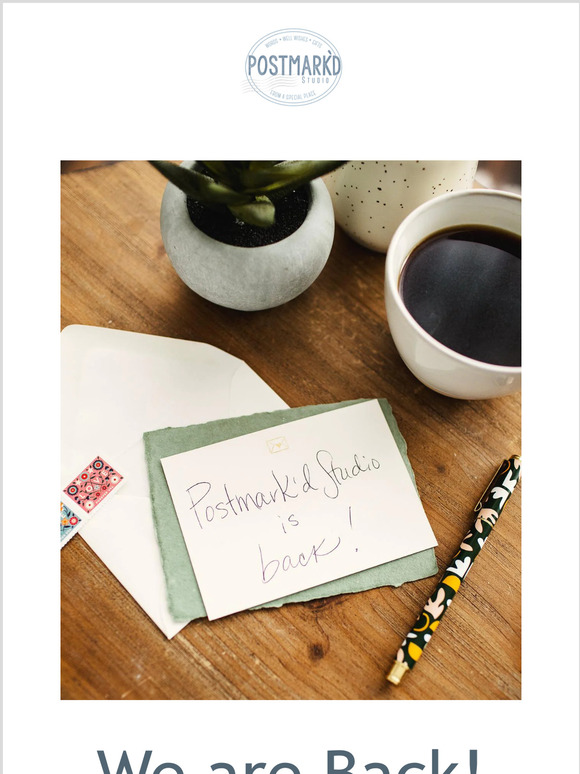 Postmark'd Studio: Postmark'd Studio is Back! | Milled