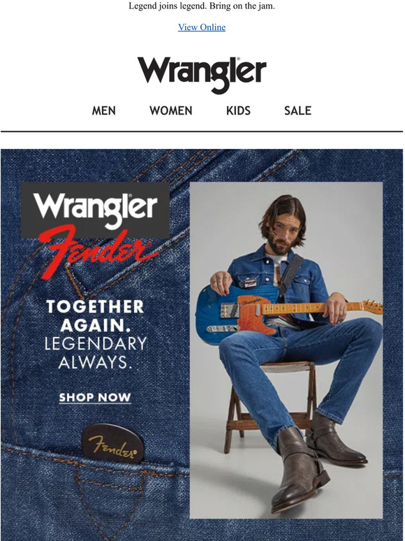 Wrangler: Wrangler x Fender is back | Milled