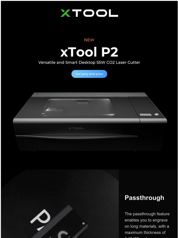 xTool: 🚀 xTool P2: Uncover the New Power | Milled