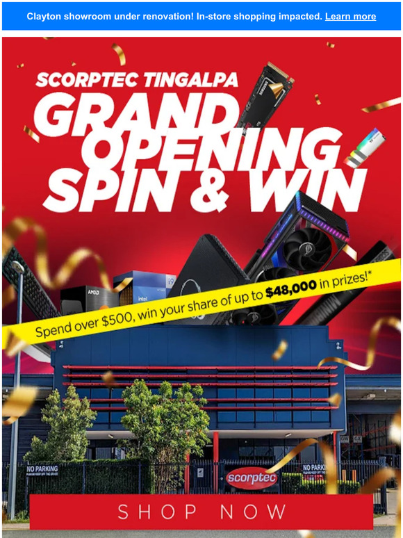 Scorptec: Scorptec Silverwater Now Open! | Milled
