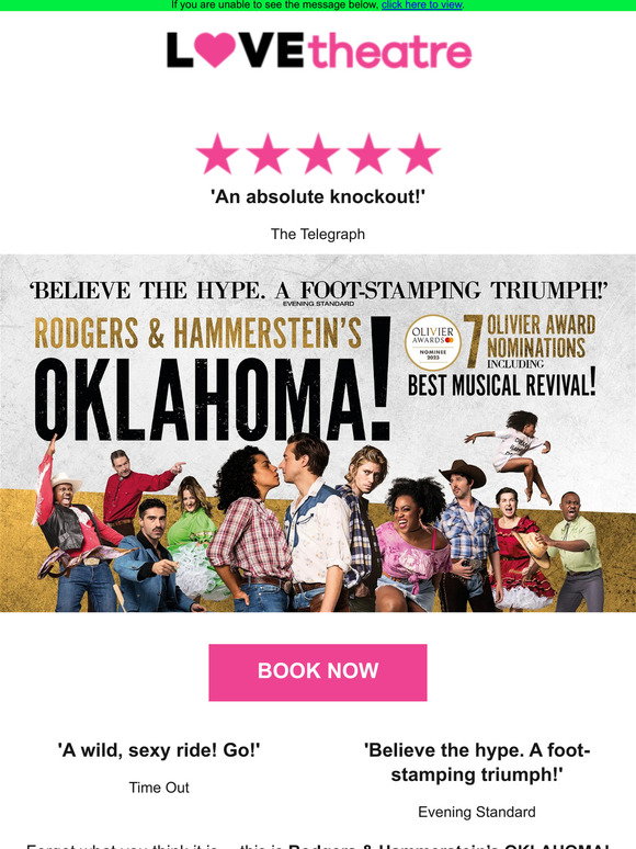 LOVEtheatre: Oklahoma! opens to rave reviews | Milled