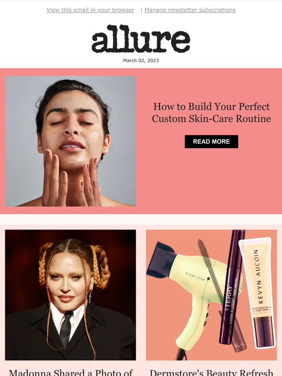Allure: How to Build Your Perfect Custom Skin-Care Routine | Milled