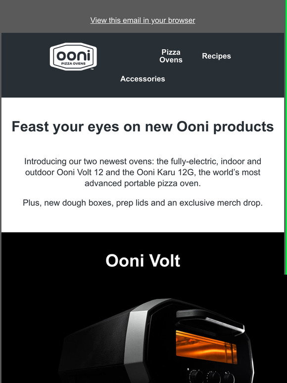 Ooni: Introducing: The NEW Ooni Volt | Milled