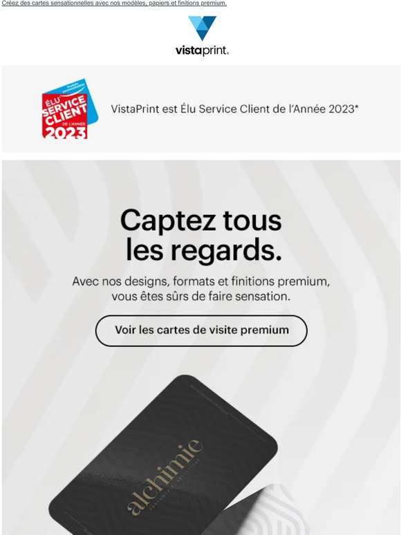 Vistaprint: Votre carte de visite vient d’être surclassée ! | Milled