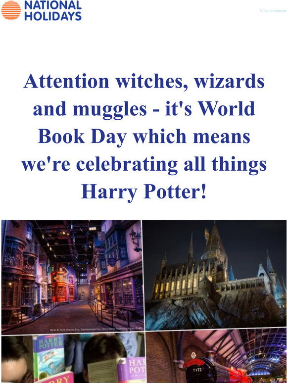 National Holidays: Attention witches, wizards and muggles - it's World ...