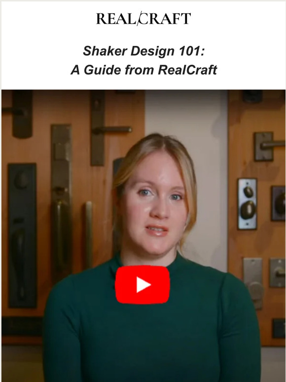 RealCraft: Discover the Timeless Beauty of Shaker Design | Milled
