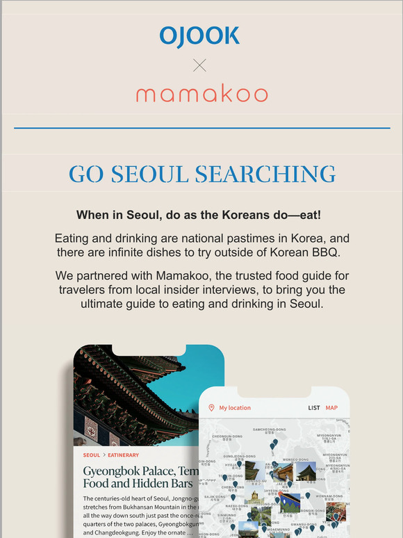 OJOOK: Seoul Guide from OJOOK x Mamakoo | Milled