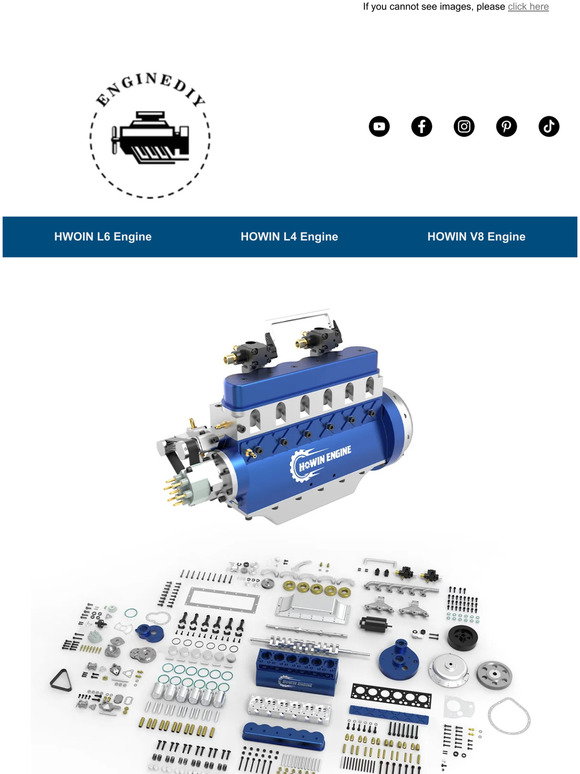 Enginediy: 🎉HOWIN L6 Engine Based on Ford 300 Is In Stock! ! ! | Milled