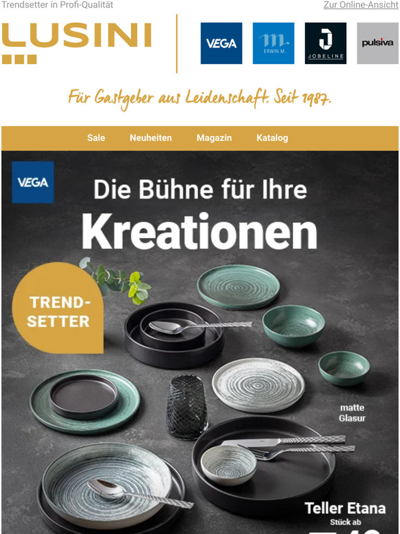 Vega DE: Entdecken Sie die große LUSINI Produkt-Vielfalt | Milled