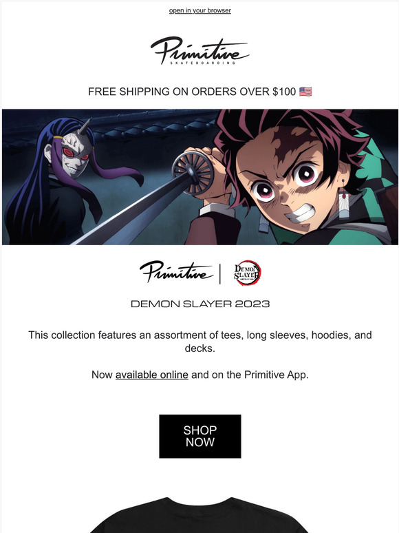 Primitive Skate: [NEW] Demon Slayer | Milled