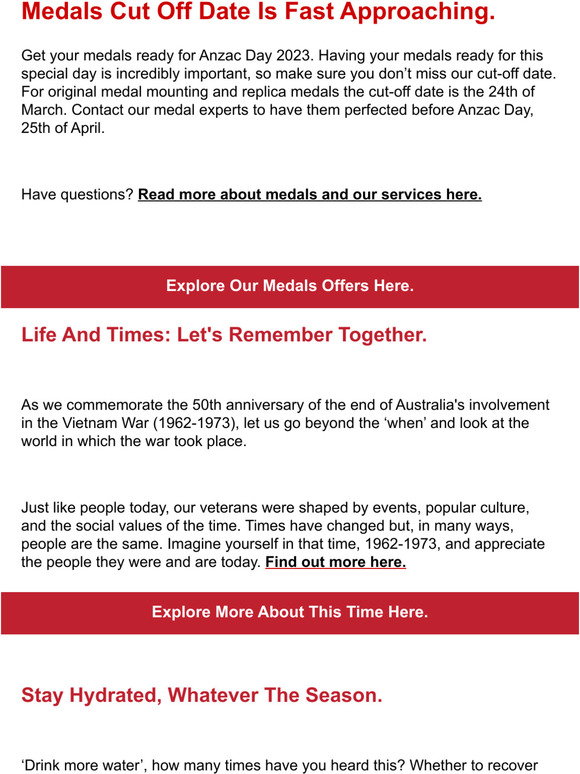 Military Shop: Anzac Day Is Around The Corner. Are Your Medals Ready?🤔 ...