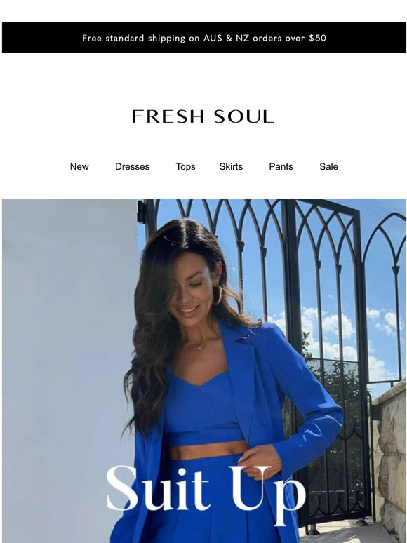 Fresh Soul Clothing: Making a comeback 💙 The Massiana Suit Set | Milled