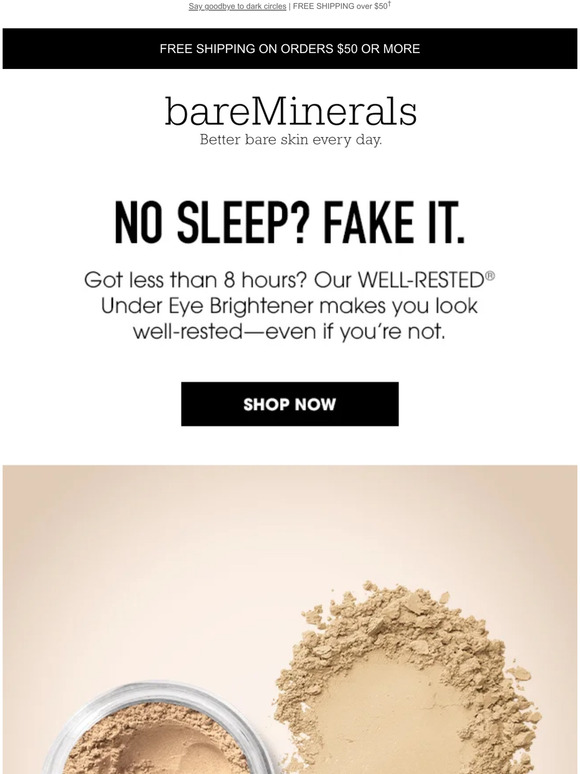 bareMinerals: Our trick to bright, well-rested under eyes | Milled