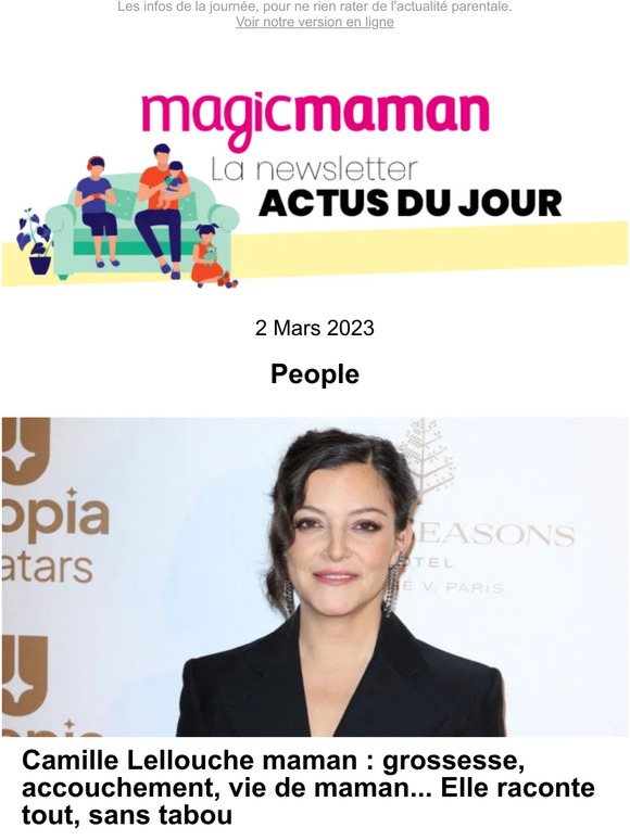 Magicmaman Camille Lellouche Maman Grossesse Accouchement Vie De