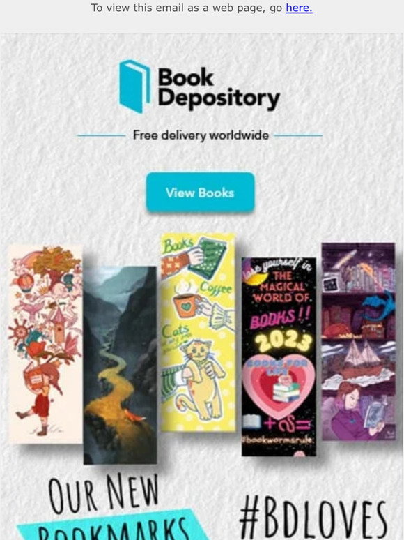 Book Depository: Book Lovers, Our New Bookmarks Are Here! | Milled