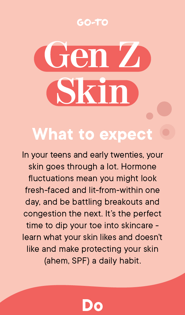 Go-To Skincare: Gen Z Skin: Everything You Need To Know. | Milled