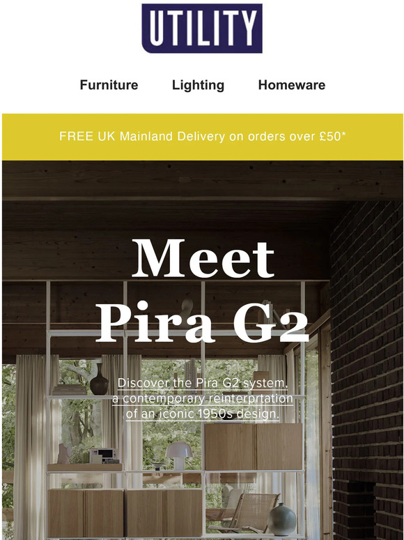 Utility Design: Discover the Pira G2 System by String Shelving | Milled