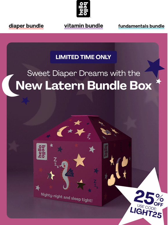 Hello Bello: LIMITED TIME! Our new bundle box helps with bedtime! 😴 ...