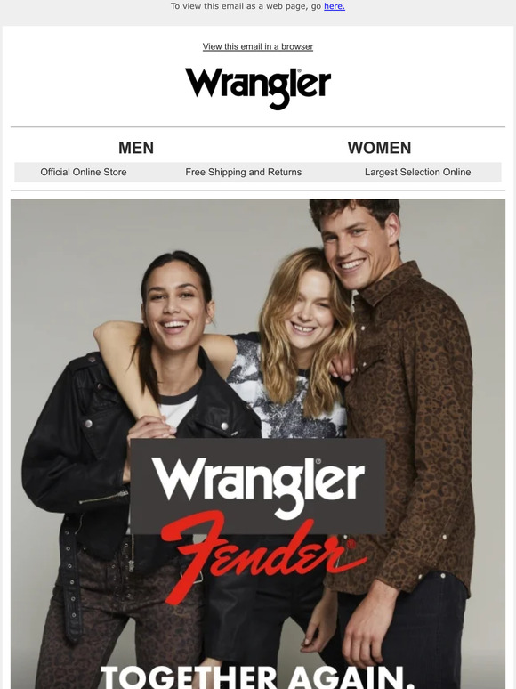 Wrangler: Introducing Wrangler® X Fender® | Milled