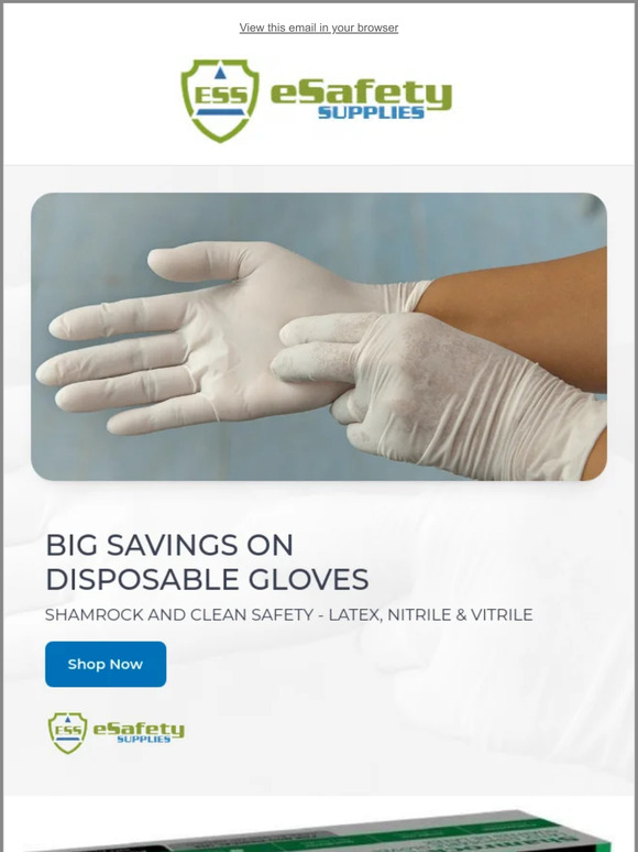 eSafety Supplies: SAVE ON HIGH QUALITY GLOVES // SHAMROCK AND CLEAN ...