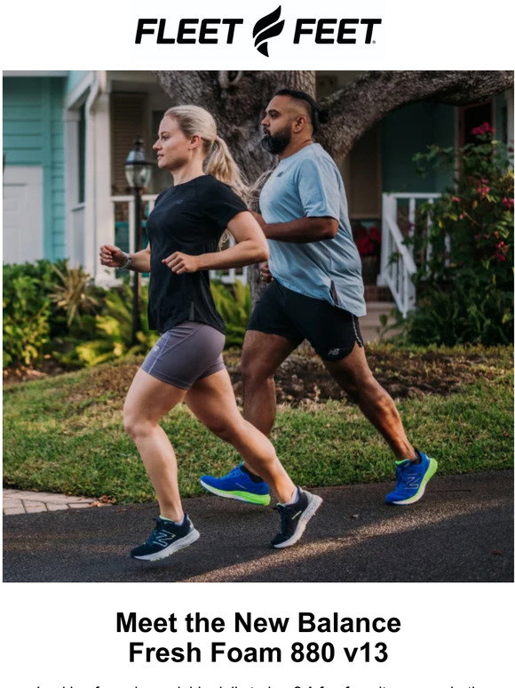 Fleet Feet: Meet the New Balance Fresh Foam 880 v13 | Milled