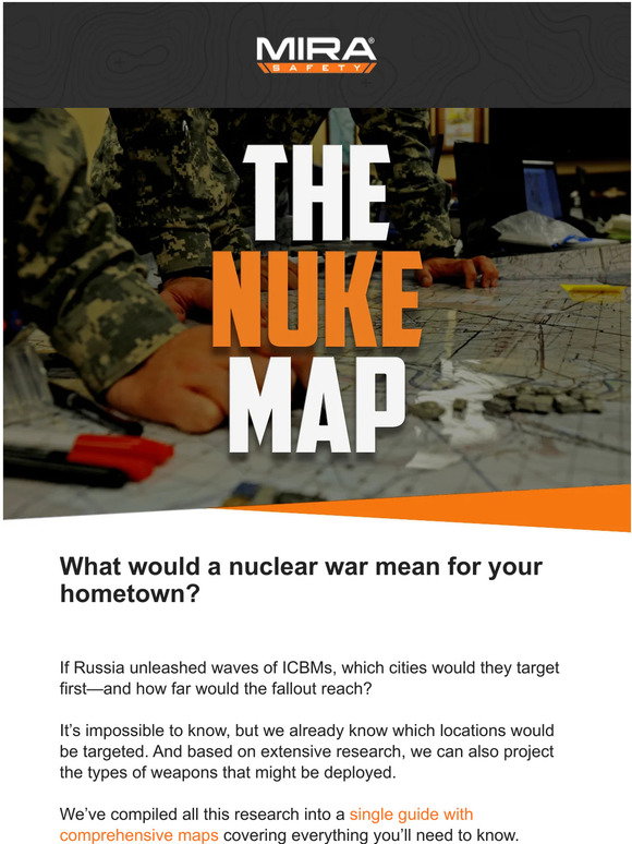 MIRA Safety: Your 2023 Nuclear Attack Map | Milled