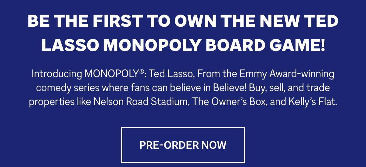 WB Shop: Be The First To Own The NEW Ted Lasso Monopoly Game! | Milled