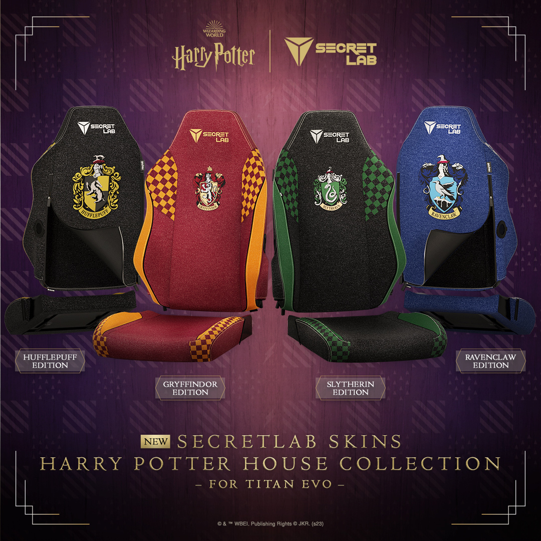 Secretlab: NEW | Secretlab SKINS Harry Potter House Collection | Milled