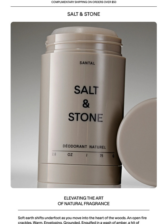 Salt & Stone: Natural Deodorant Perfected | Milled