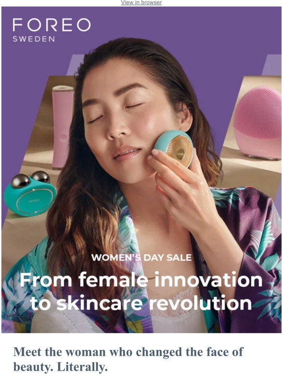 FOREO: 👩‍🔬 Meet the woman inventor who changed the face of beauty 💆‍♀️ ...