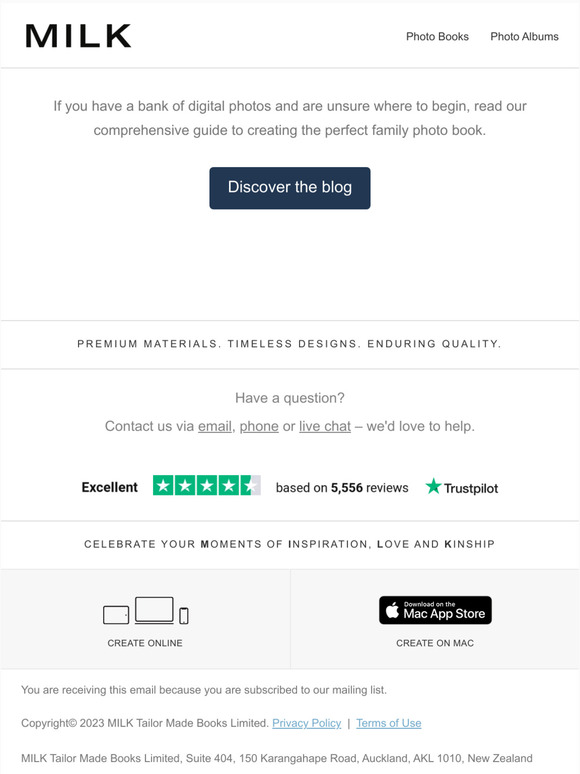 Milk Books: How to create a family photo book | Milled