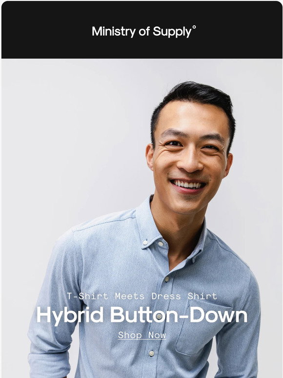 Ministry of Supply: The new Hybrid Button-Down is our best yet | Milled