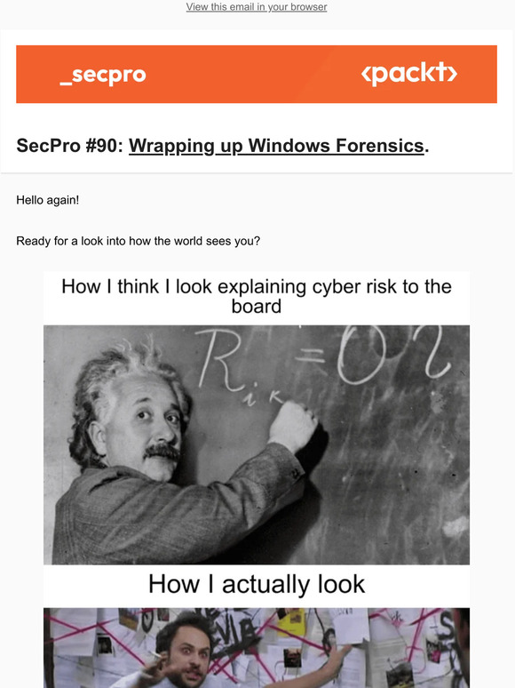 Packt US: Wrapping Up Windows Forensics | Milled