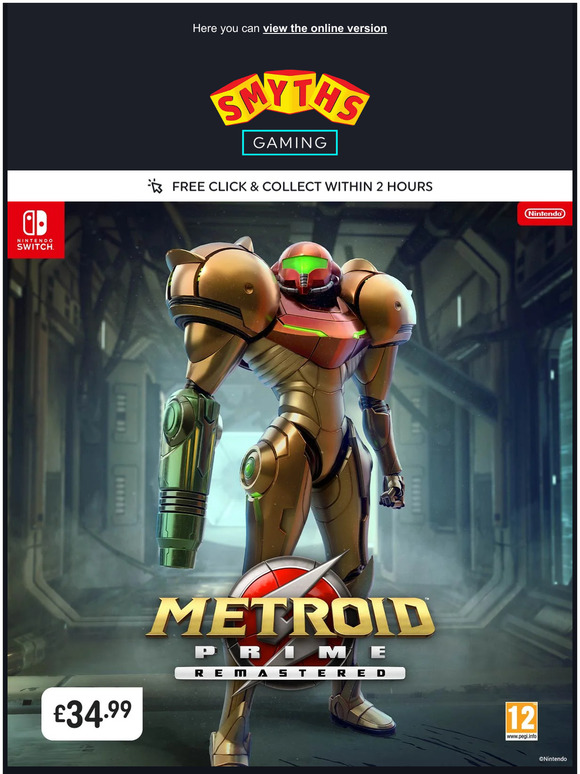 Smyths Toys: Join the Hunt Once Again with Metroid Prime Remastered ...
