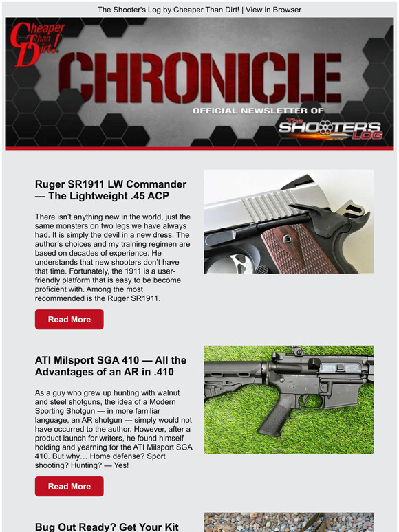 Cheaper Than Dirt: Ruger SR1911 LW Commander, AR In .410, What Do You ...